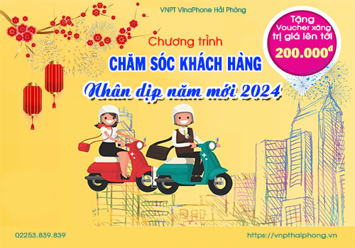 Chương trình CSKH nhân dịp năm mới 2024